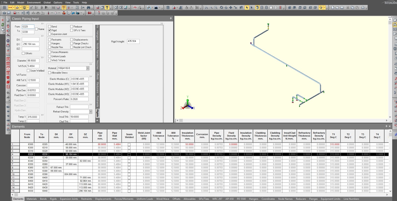 Chempute Software: CAESAR II Advanced Statics & Dynamic Pipe Stress ...