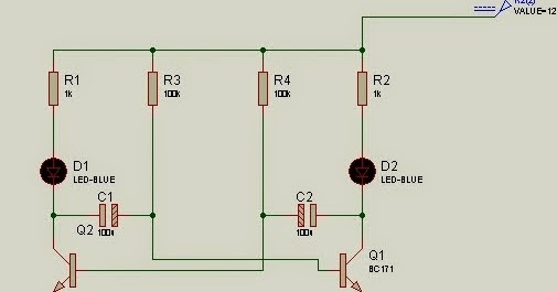 electronica, microcontrollere PIC, ARDUINO si NETDUINO: Astabil cu led-uri folosind ...