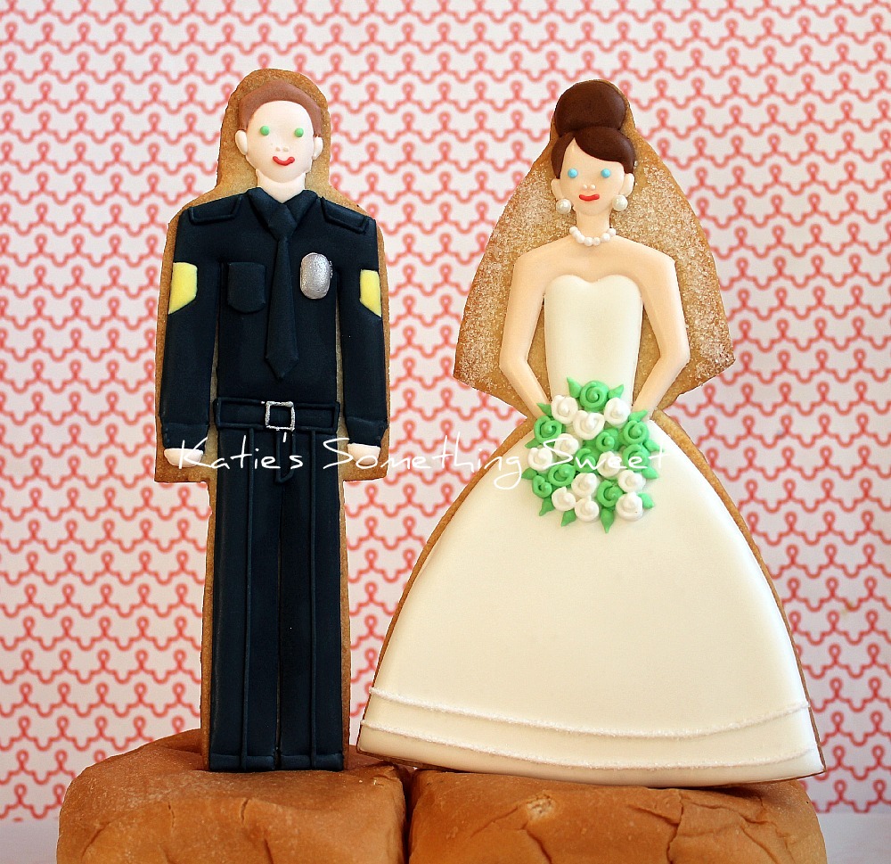 {Katie's Something Sweet}: Police Cake Toppers - Personalized Wedding ...