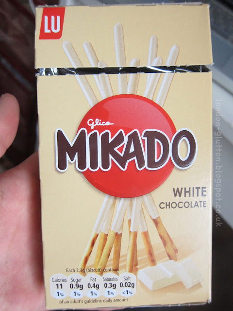A glutton in London: Mikado White Chocolate
