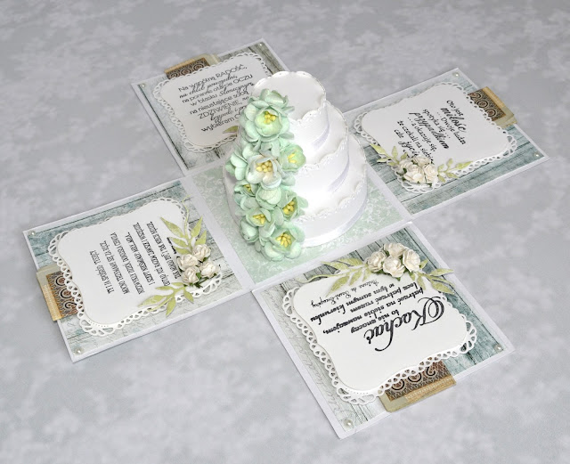 Agateria craft: Ślubny exploding box