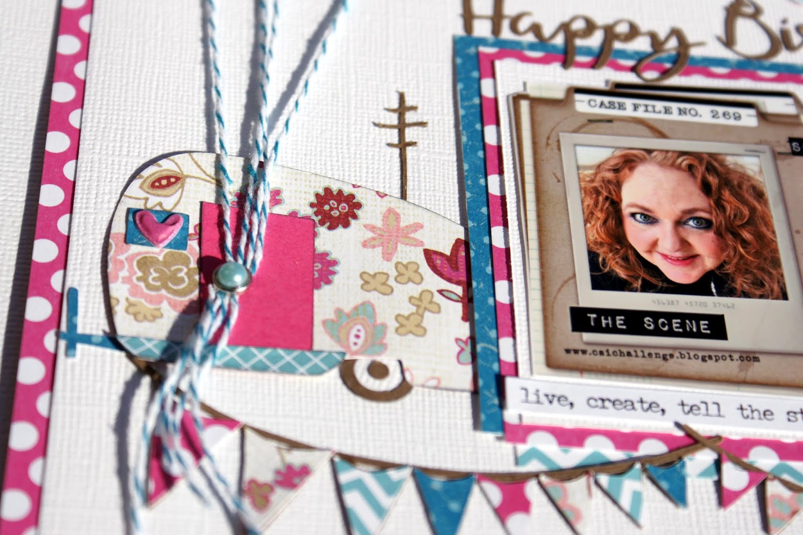 Little Scraps of Magic: Happy Birthday, CSI! {CSI Case File No. 269}