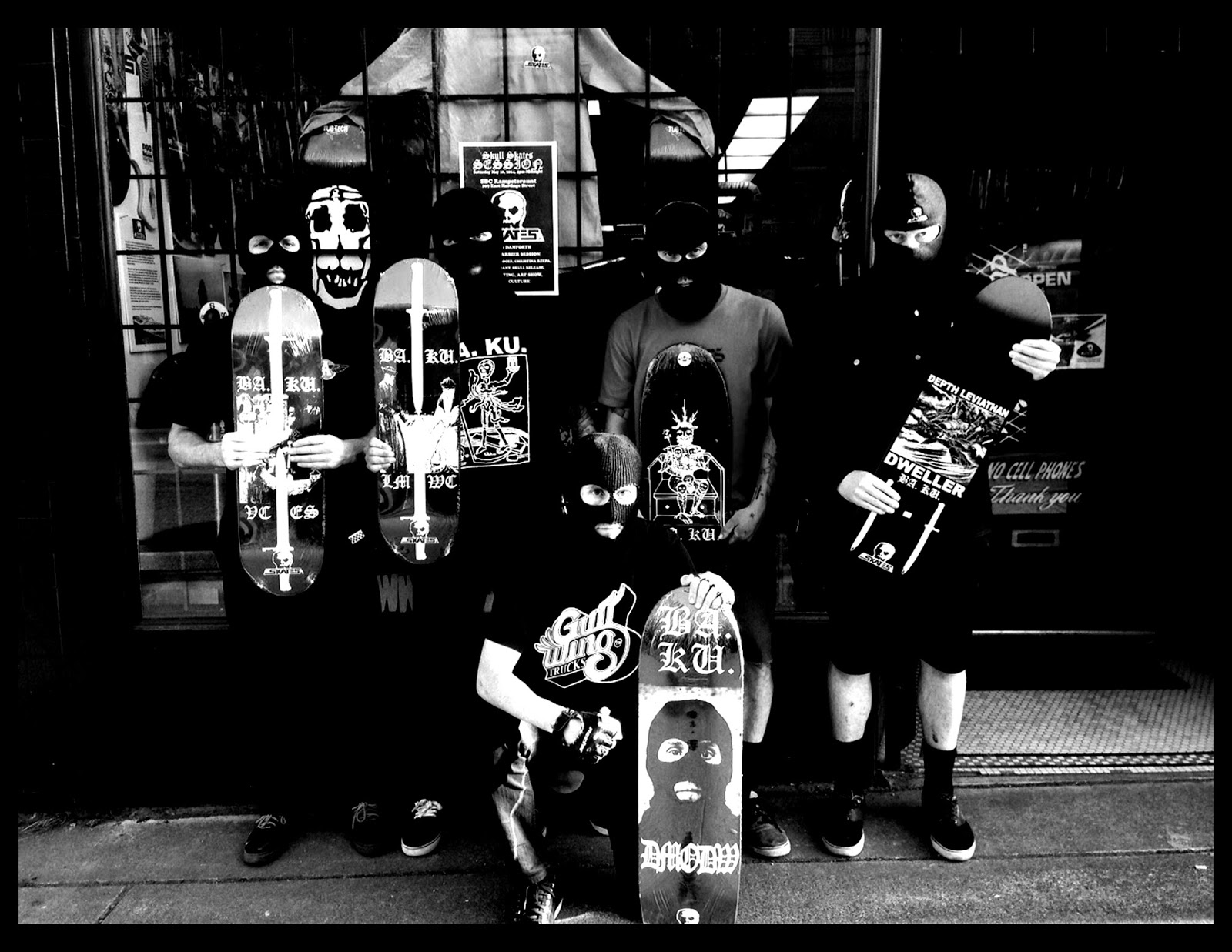 THE BARRIER KULT: BARRIER KULT CLOTHING AND SKULL SKATES