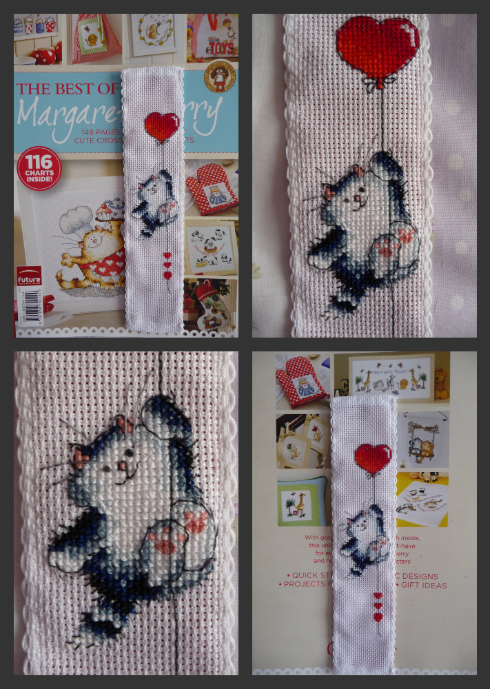 Mary Joan Stitching: Bookmark Cat