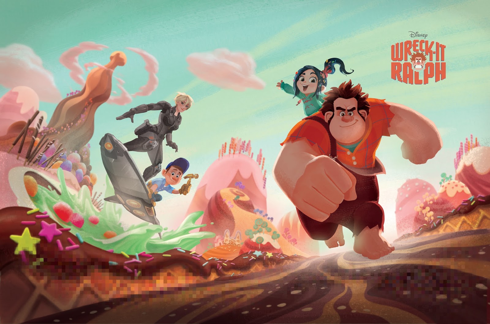ED LI SKETCHES: WRECK IT RALPH _storybook PAINTS