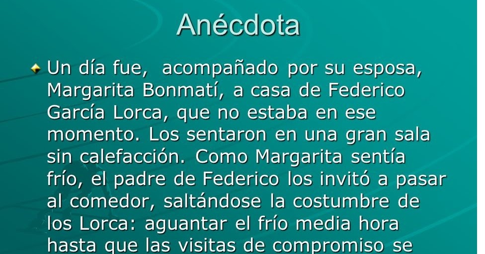 La Anécdota Ejemplo