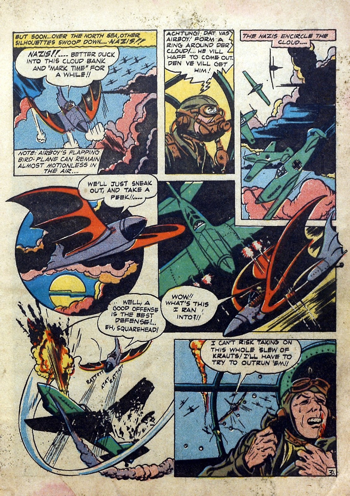 Four-Color Shadows: Airboy-Dan Barry/Fred Kida-1943