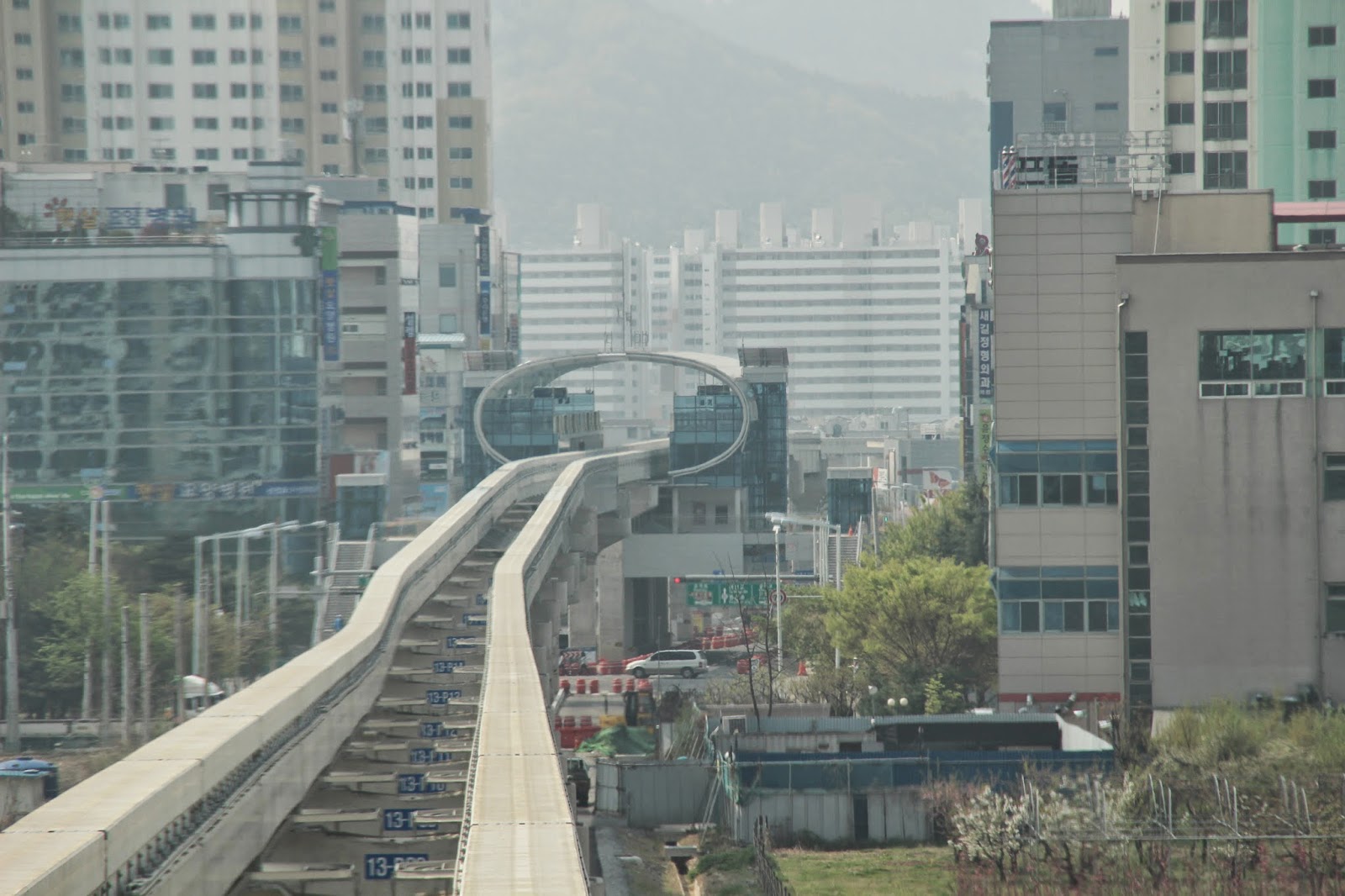 Fun & Free Daegu Travel: Experiencing Daegu City rail line 3, Monorail!