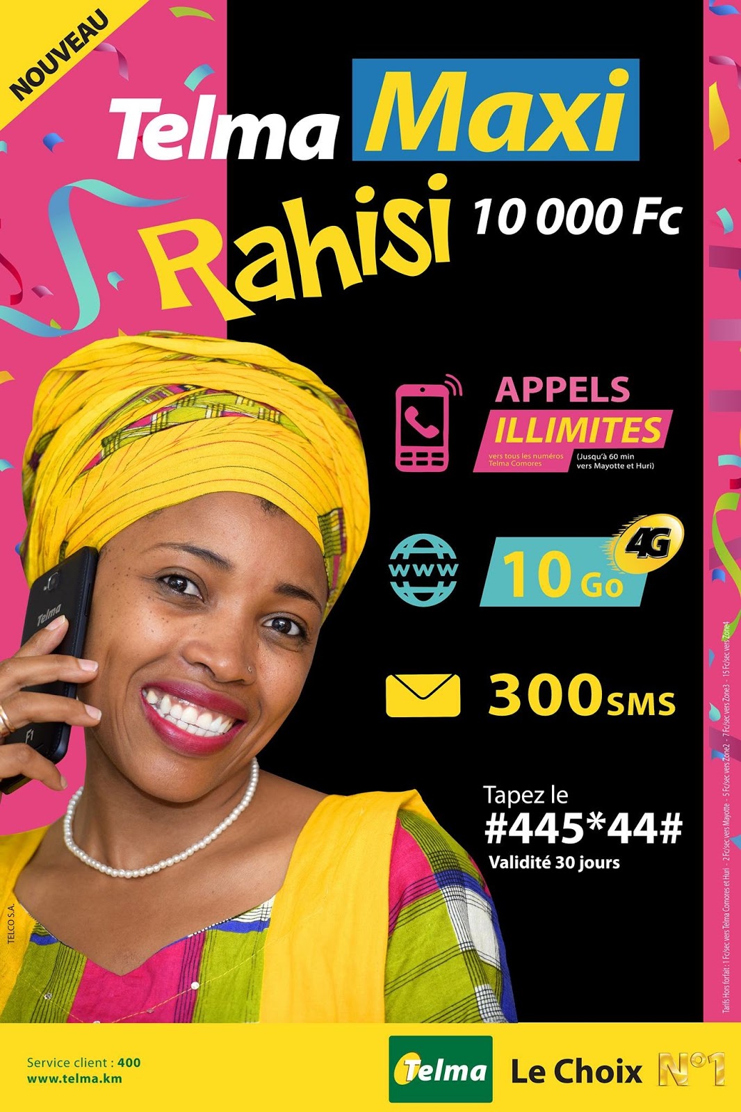 Telma Comores lance son premier forfait mensuel "illimité ...