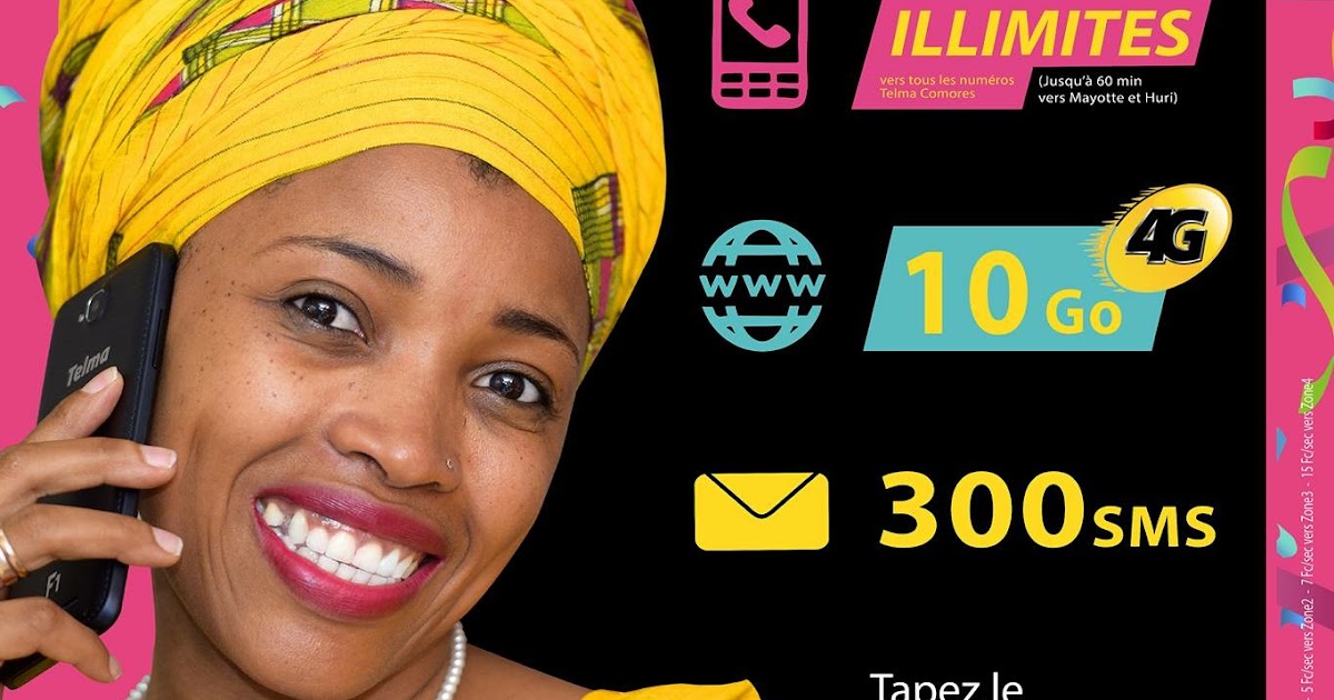 Telma Comores lance son premier forfait mensuel "illimité ...