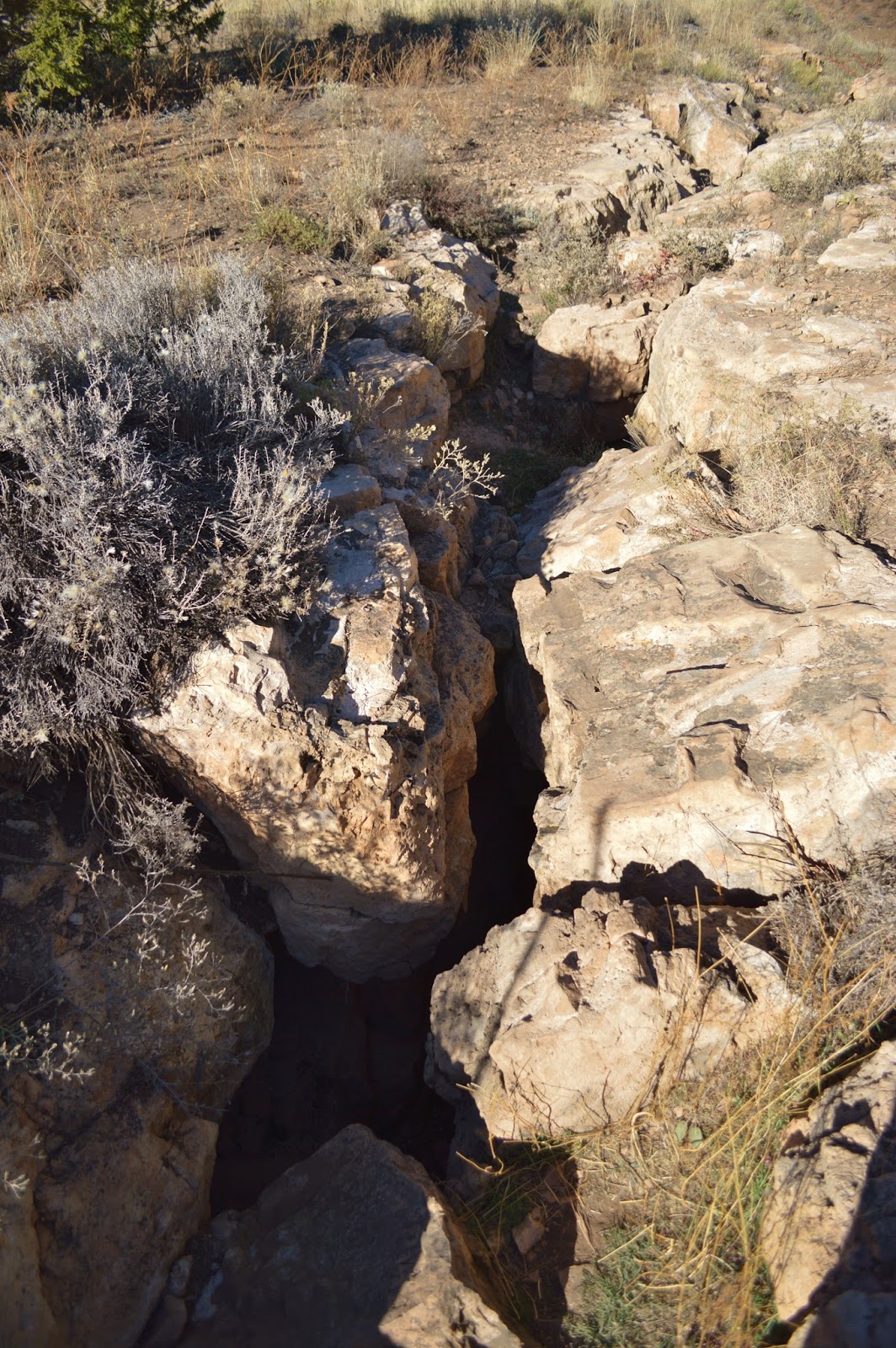 Mark Thomas - Geology Blog: CRACKS, HOLES AND DISAPPEARING STREAMS