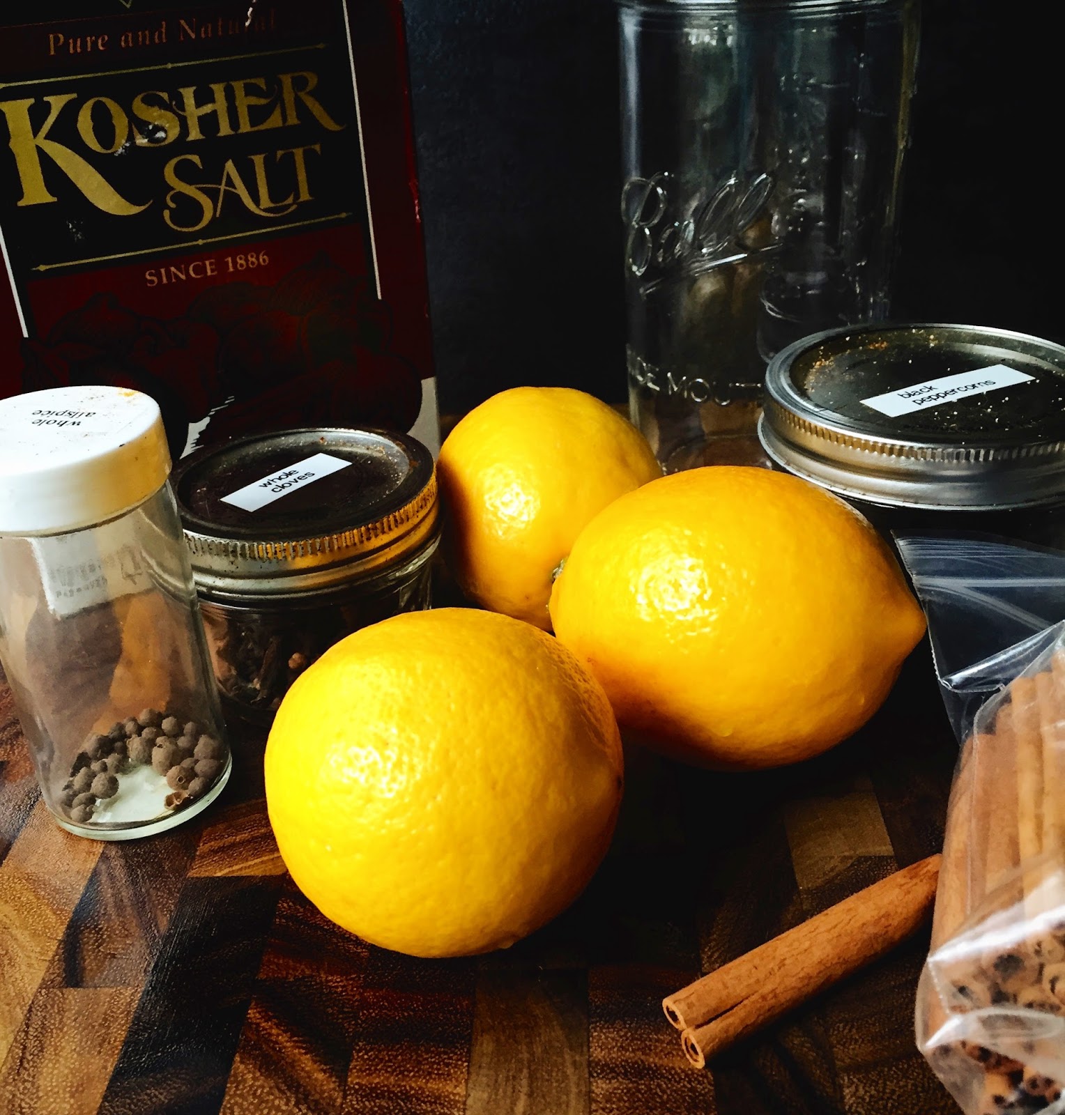 Salt-Preserved Meyer Lemons