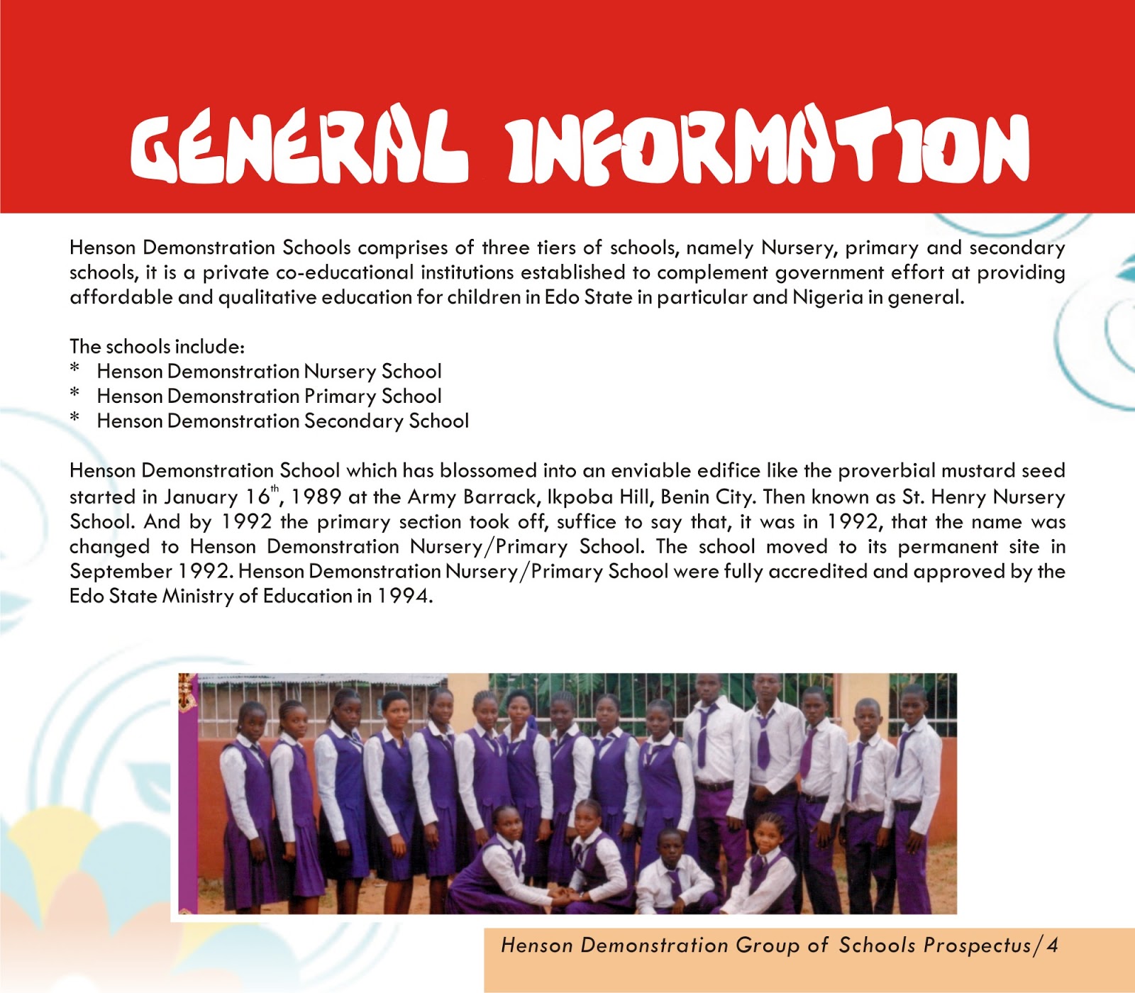 Henson Demonstration School: About