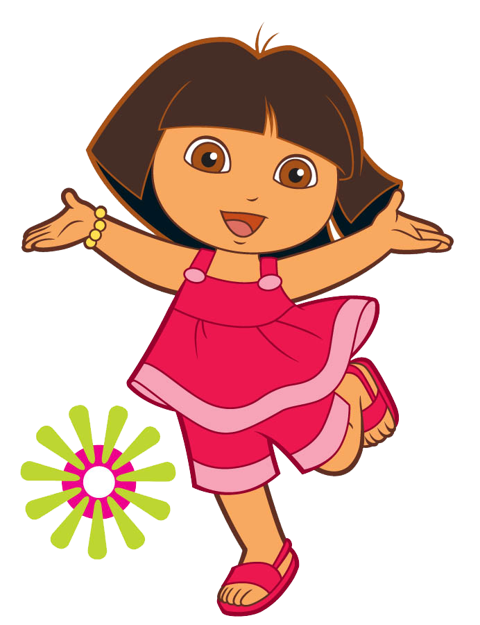 Templates, cliparts and more: Dora the Explorer items