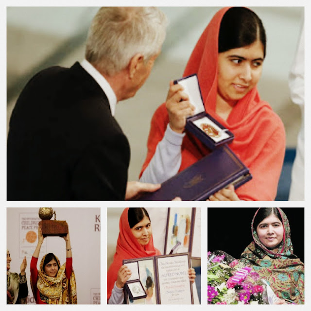 Collage de Malala | Malala, Nobel de la paz