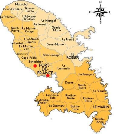 Frances de 1º de Bachillerato (A2): La France d'outre-mer: La Martinique