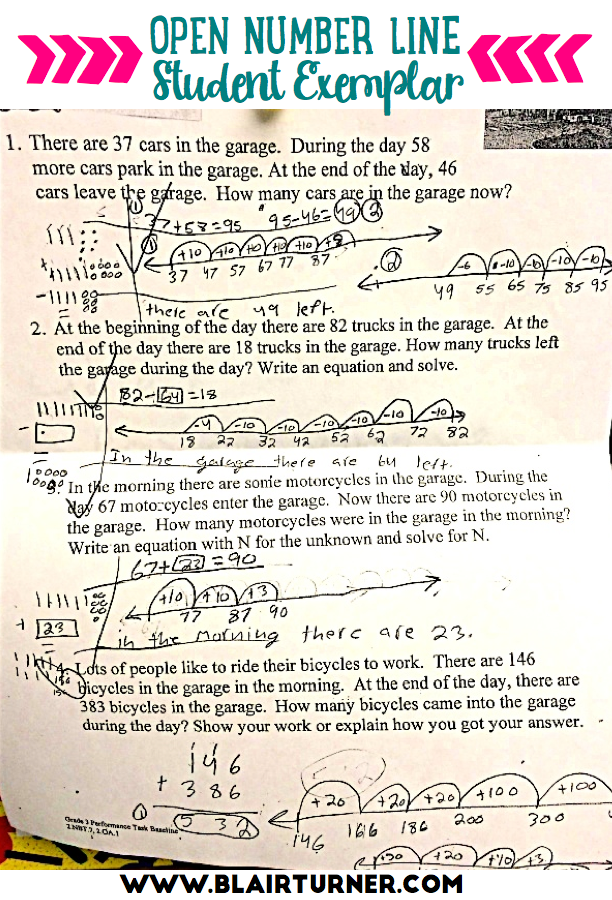 Primary Chalkboard: 5 Ways to Dig Deeper with Number Lines