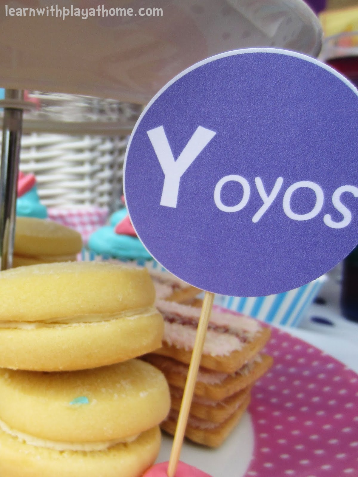 Learn with Play at Home: Party Food Alphabet