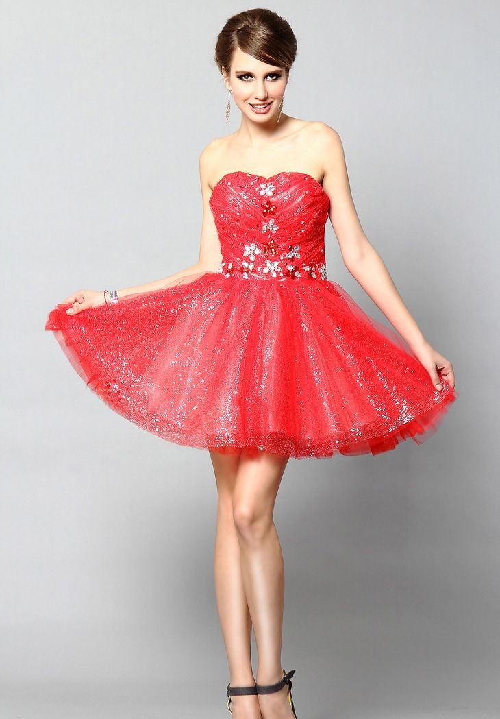 WhiteAzalea Prom Dresses: Wear Red Short Prom Dress and Stay in Vogue