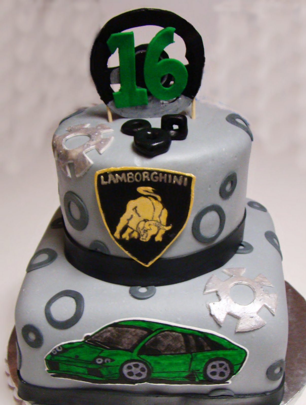 Layers of Love: 16th Birthday Lamborghini cake