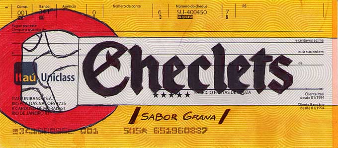 Prestando Prova: Humor: arte em cheques