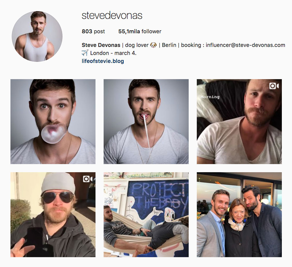 Steve Devonas - Fashion / Style / Actor