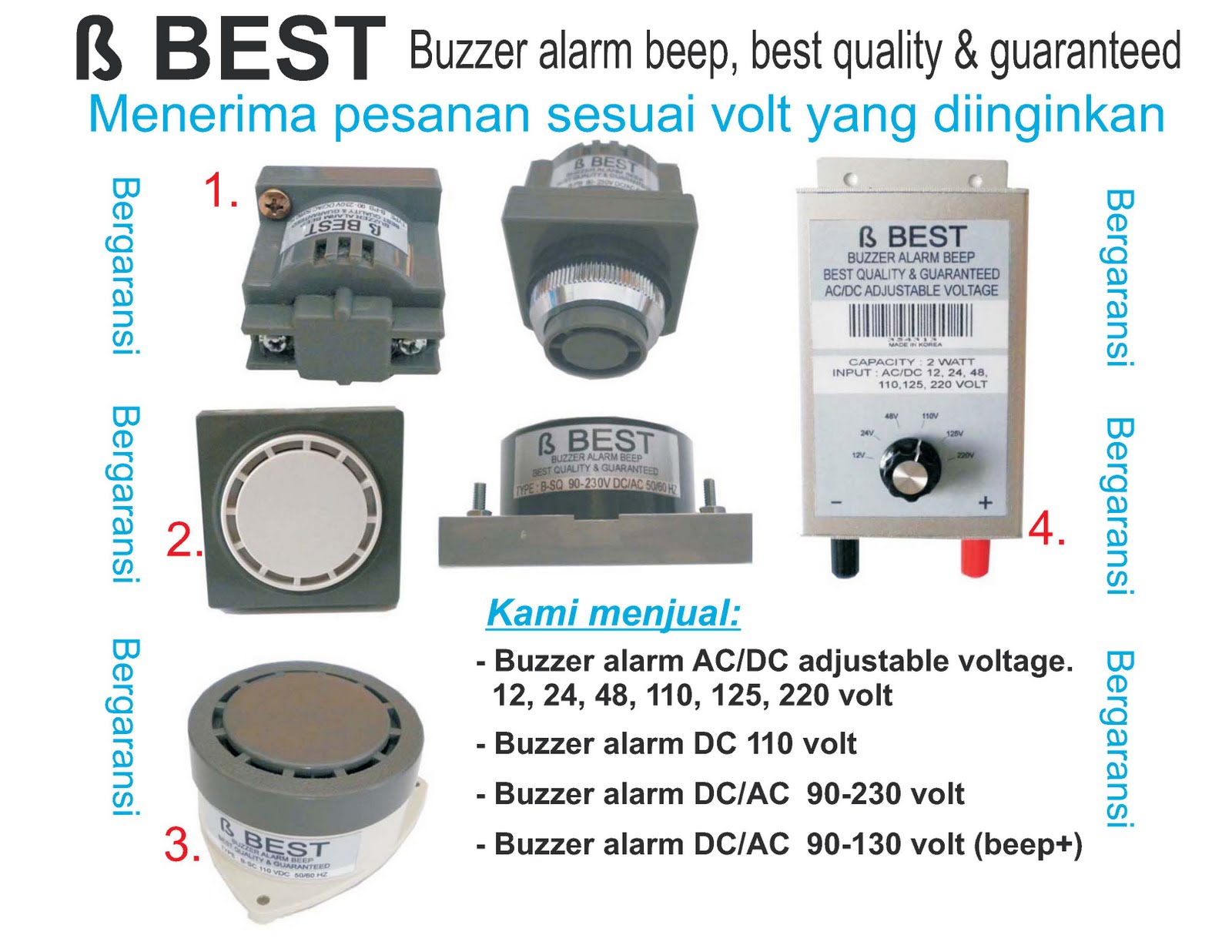 ELECTRICAL SUPPLIER: JUAL BUZZER ALARM