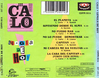 Studio 21: CALO / LENGUA DE HOY / ALBUM FROM 1990