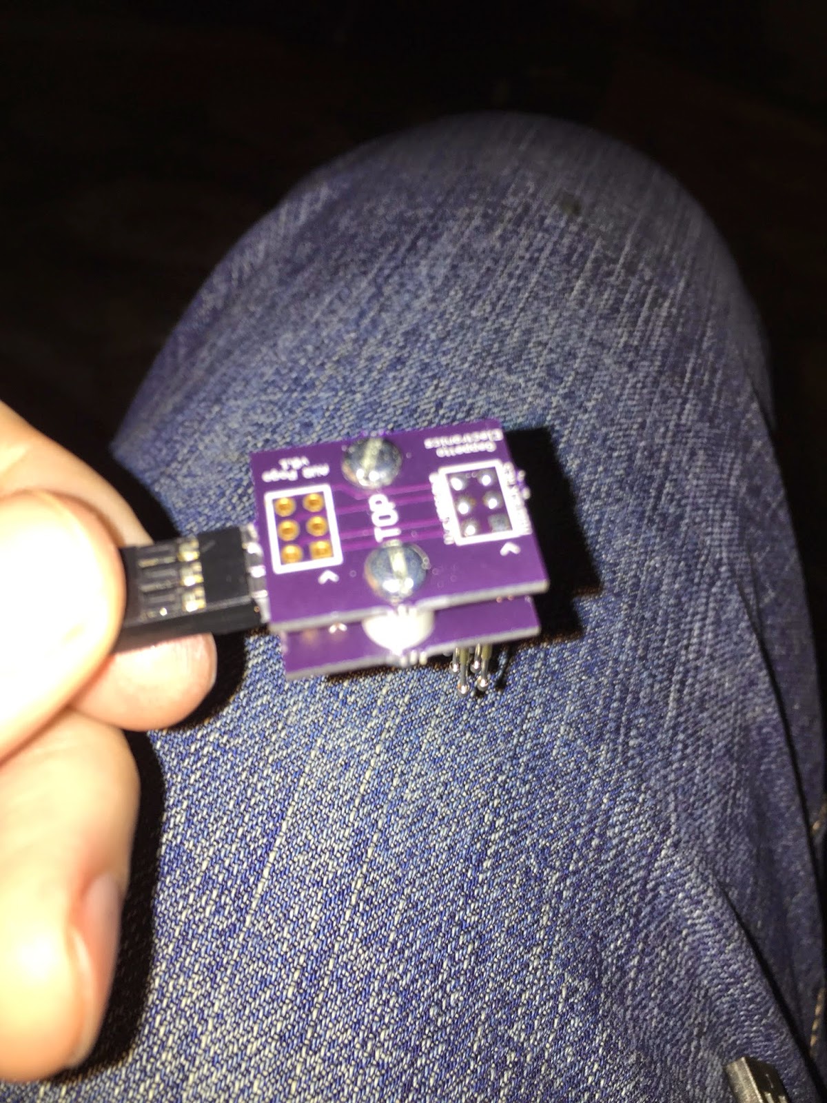 Geppetto Electronics: DIY AVR ISP Pogo adapter