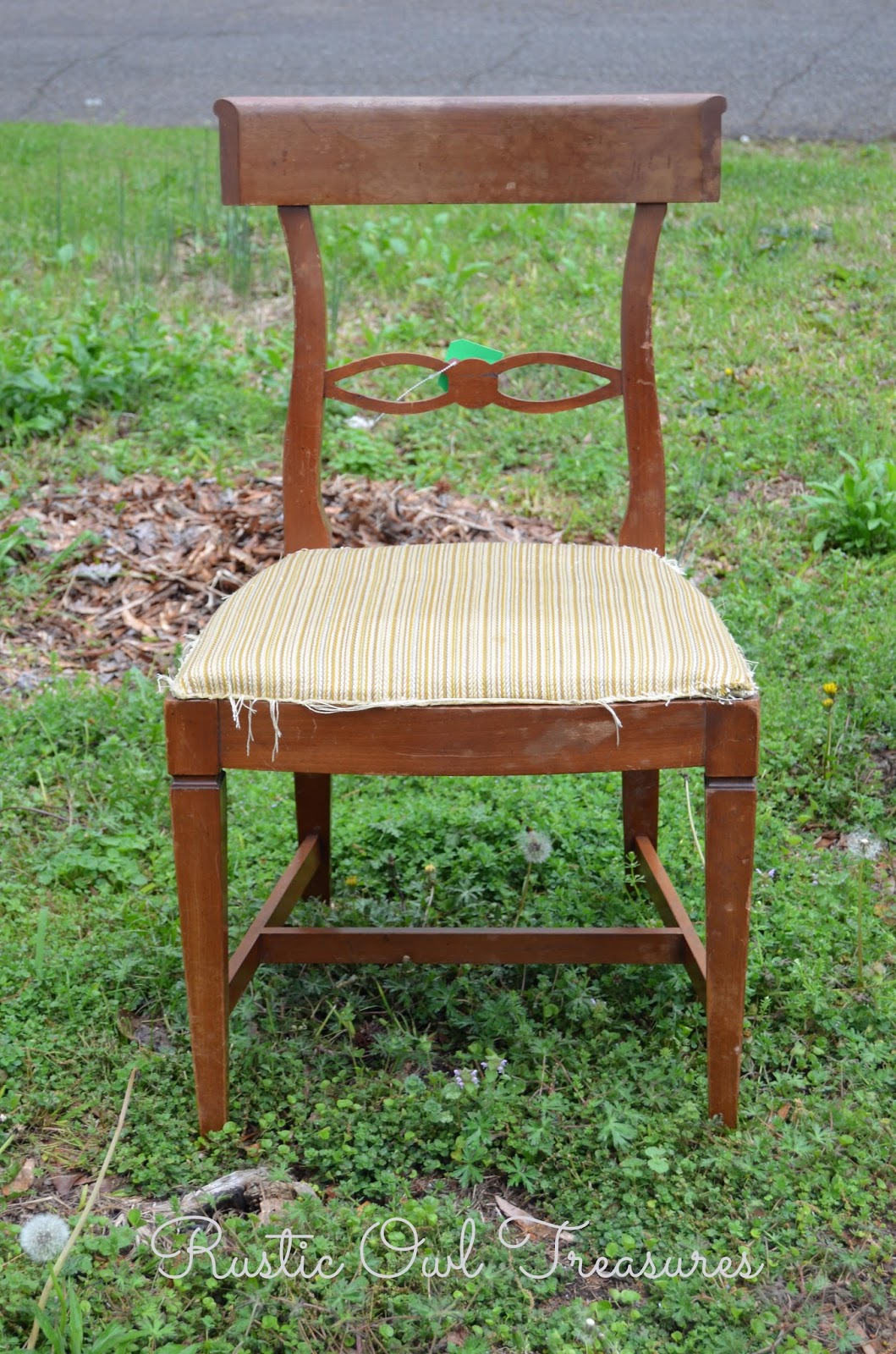 Rustic Owl Treasures: Blue Buffalo Check Chair