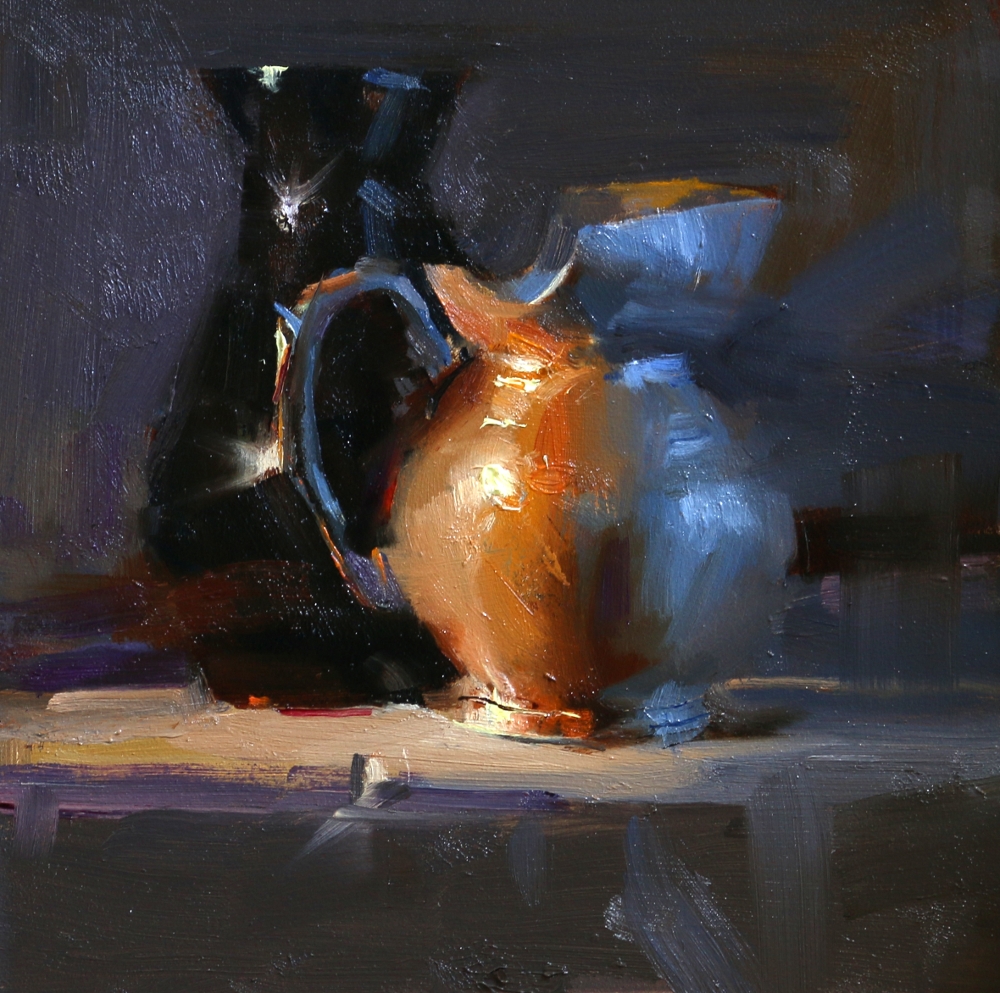 qiang-huang, a daily painter: "Shining in Warm and Cool 2"