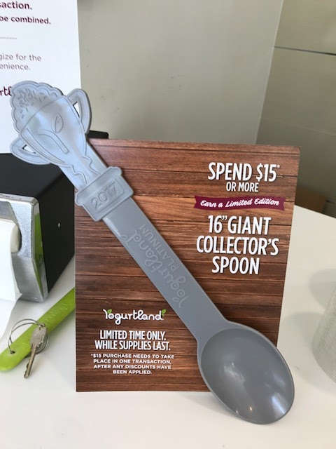 Fro-Yo Girl Speaks: Yogurtland’s NEW Giant Platinum Froyo Spoons