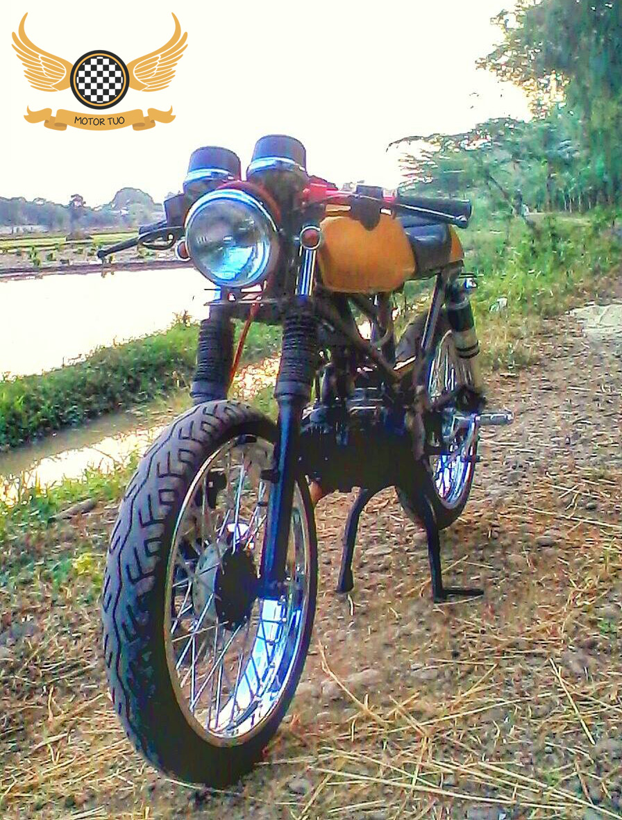 Honda Win 100 Cafe Racer - Meski "Cilik" Tetap Klasik | Motor Tuo