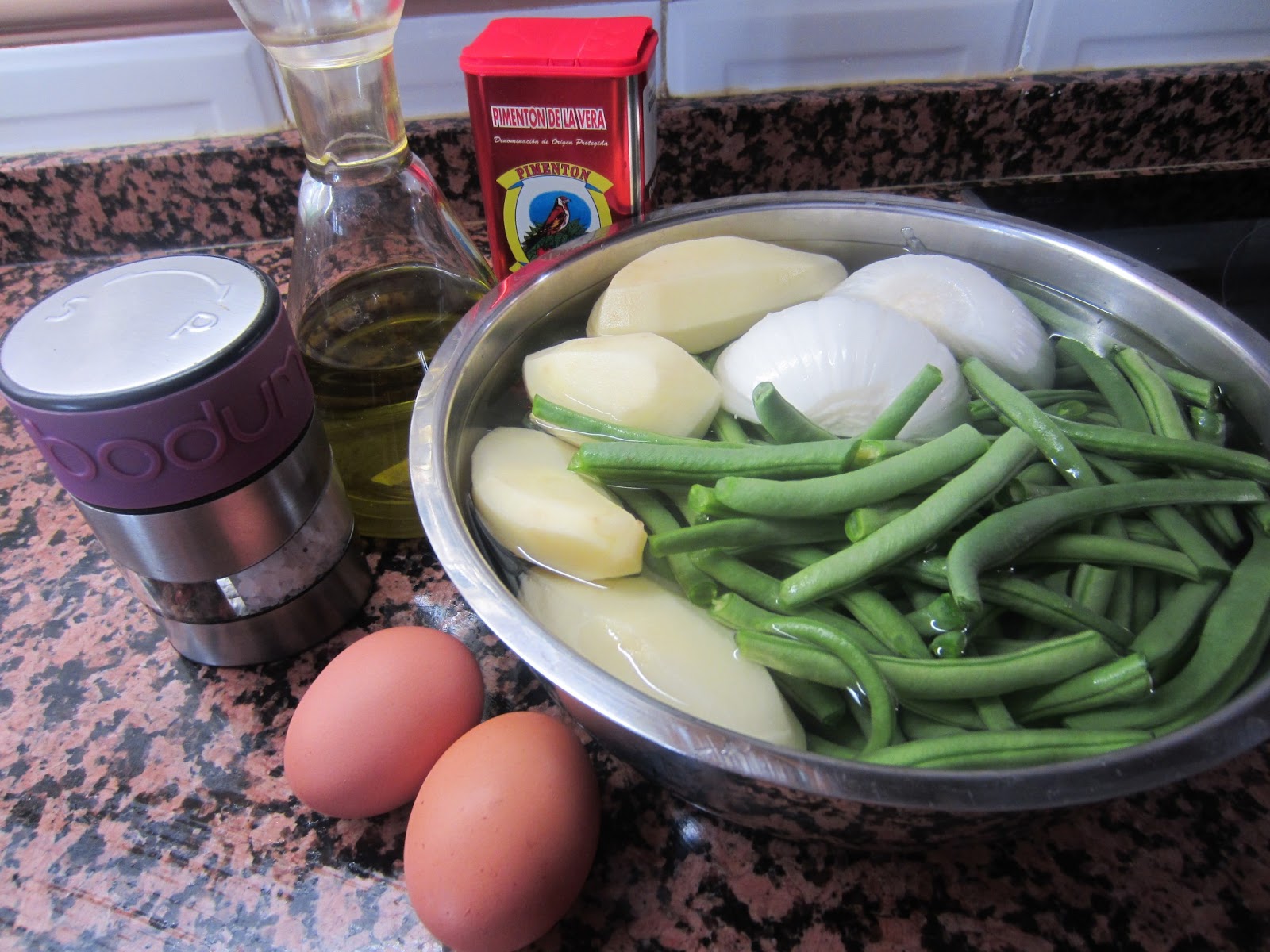 La Sarten de Asun: VERDURA HERVIDA CON HUEVO POCHADO