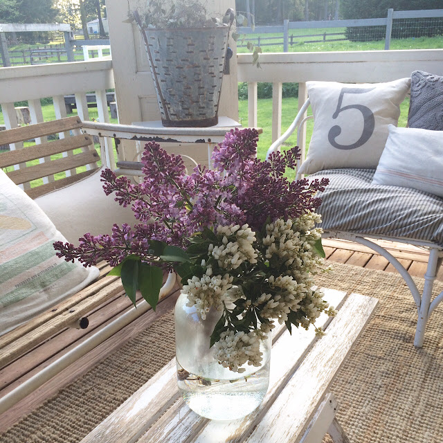 Little Farmstead: A Vintage Farmhouse Back Porch...