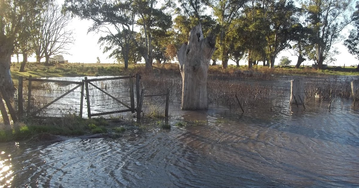 Semanario Casbas: Calles rurales cubiertas por el agua