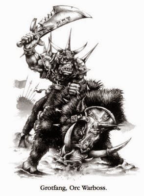 Tom's Toy Soldiers: Grotfang, a Warboss for Orctober