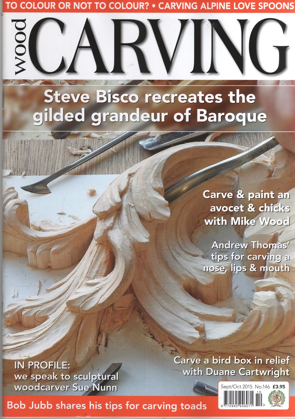 Duanes Carvings: Woodcarving Magazine, a list of magazines Ive written for