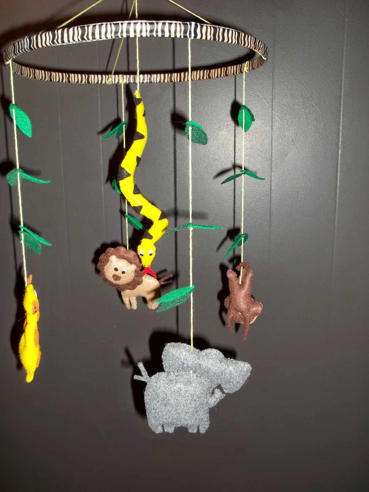 Jaime of All Trades: How to Make a Safari-Themed Nursery Mobile
