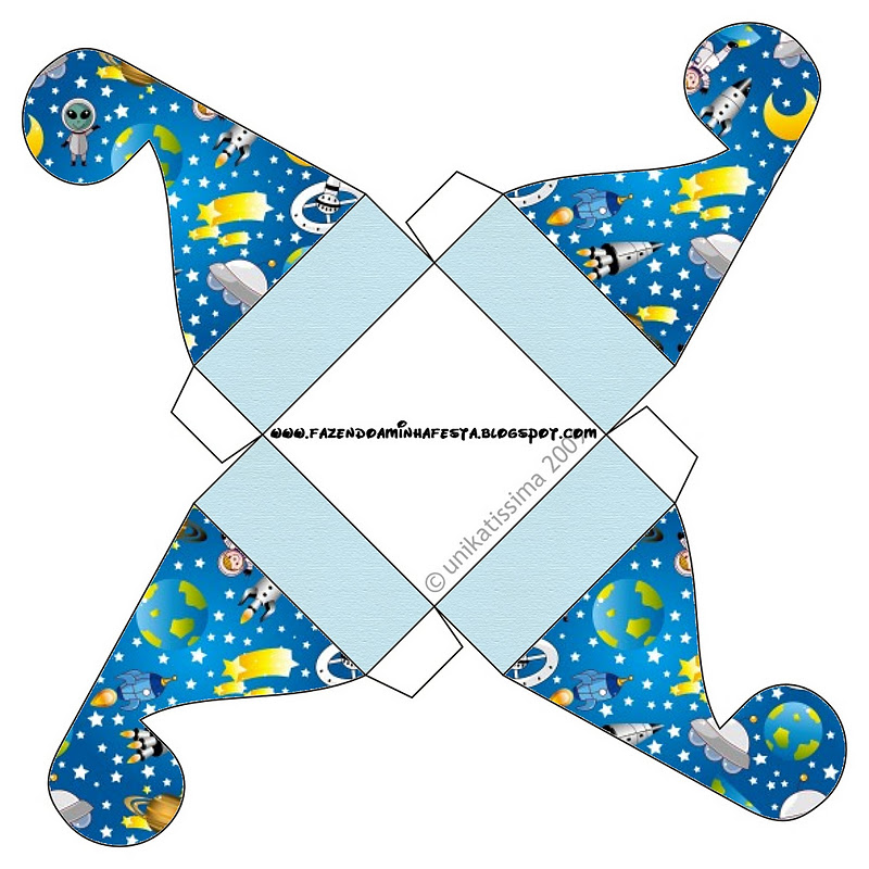 Space Party: Free Printable Boxes. - Oh My Fiesta! in english