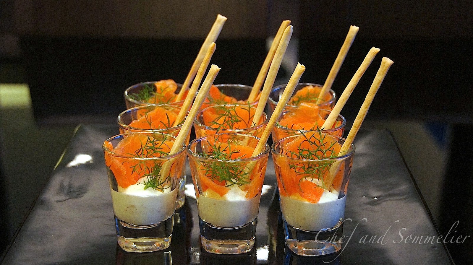 Chef and Sommelier: Smoked Salmon with Sour Cream