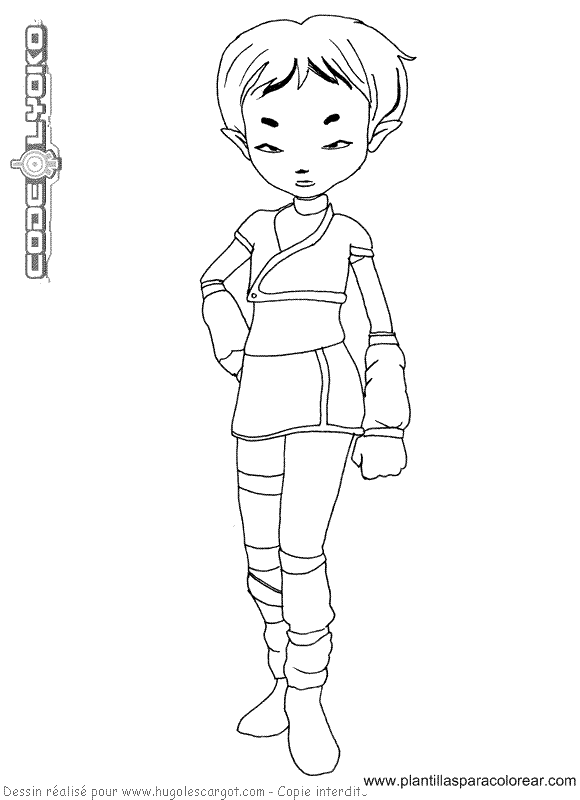 LAMINAS PARA COLOREAR - COLORING PAGES: Codigo Lyoko para dibujar ...