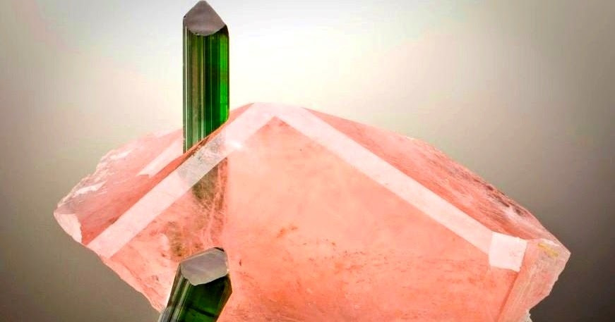 Sword in the Stone (Tourmaline in Morganite)