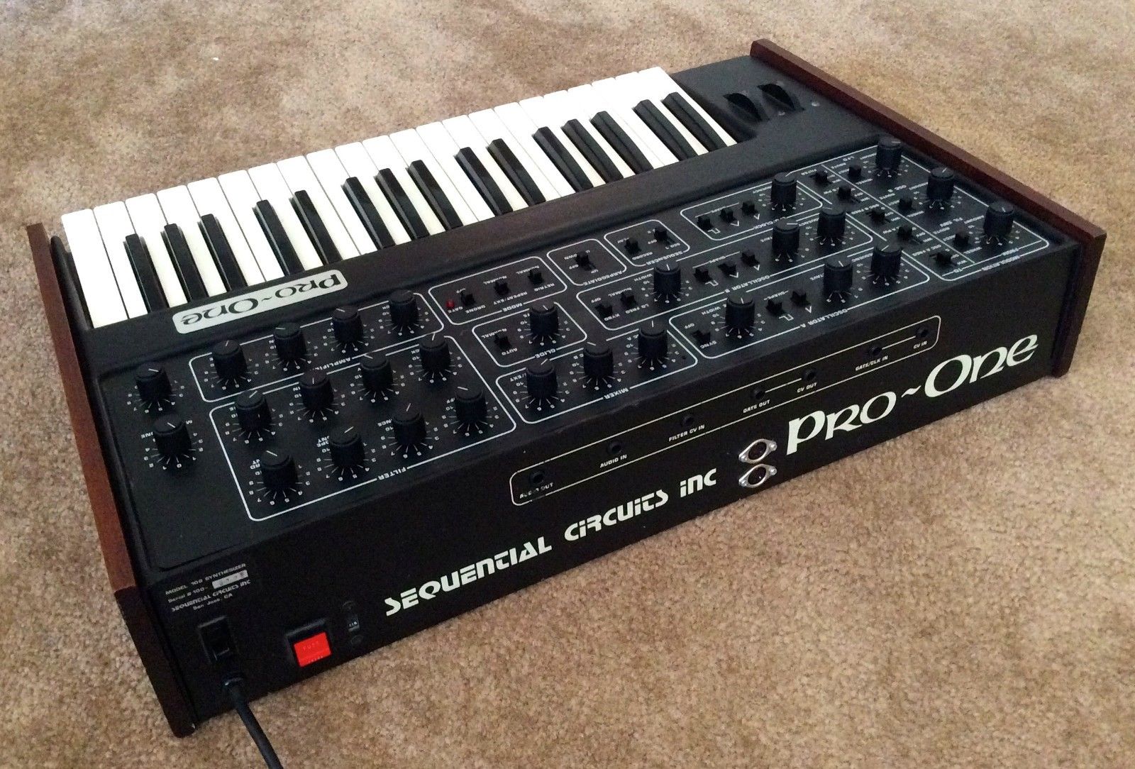MATRIXSYNTH: Sequential Circuits Pro One Synthesizer Turbo CPU MIDI + CV