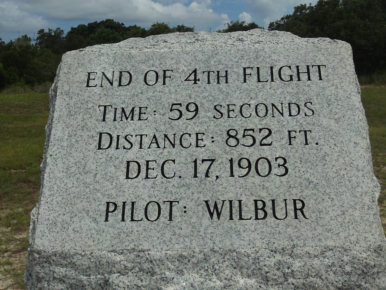 Grandpa Sid: Kill Devil Hills NC (Wright Brothers first flight)