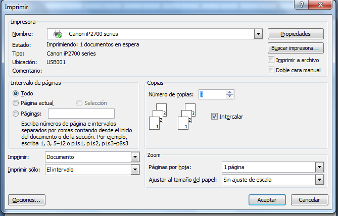 ¿Cómo imprimir un Documento? - Enciclopedia de Tareas
