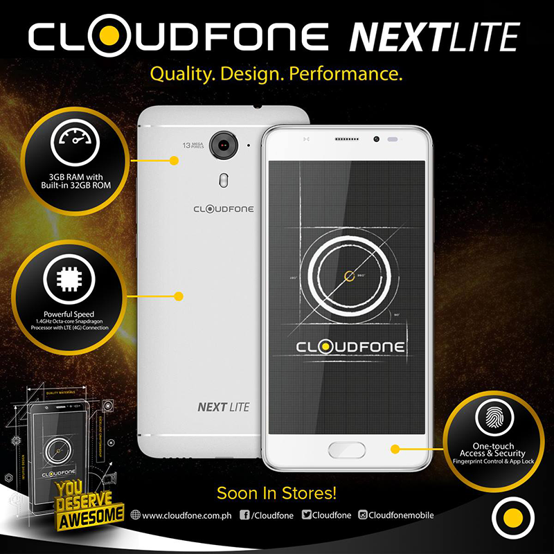 CloudFone Next Lite Teased, A More Affordable Snapdragon 430 Phone?
