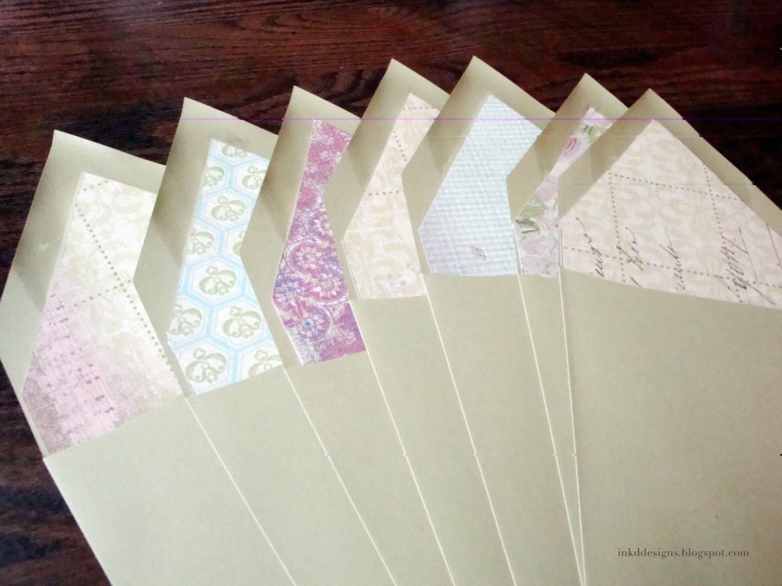 ink'd. life on paper: How To: Line Your Envelopes