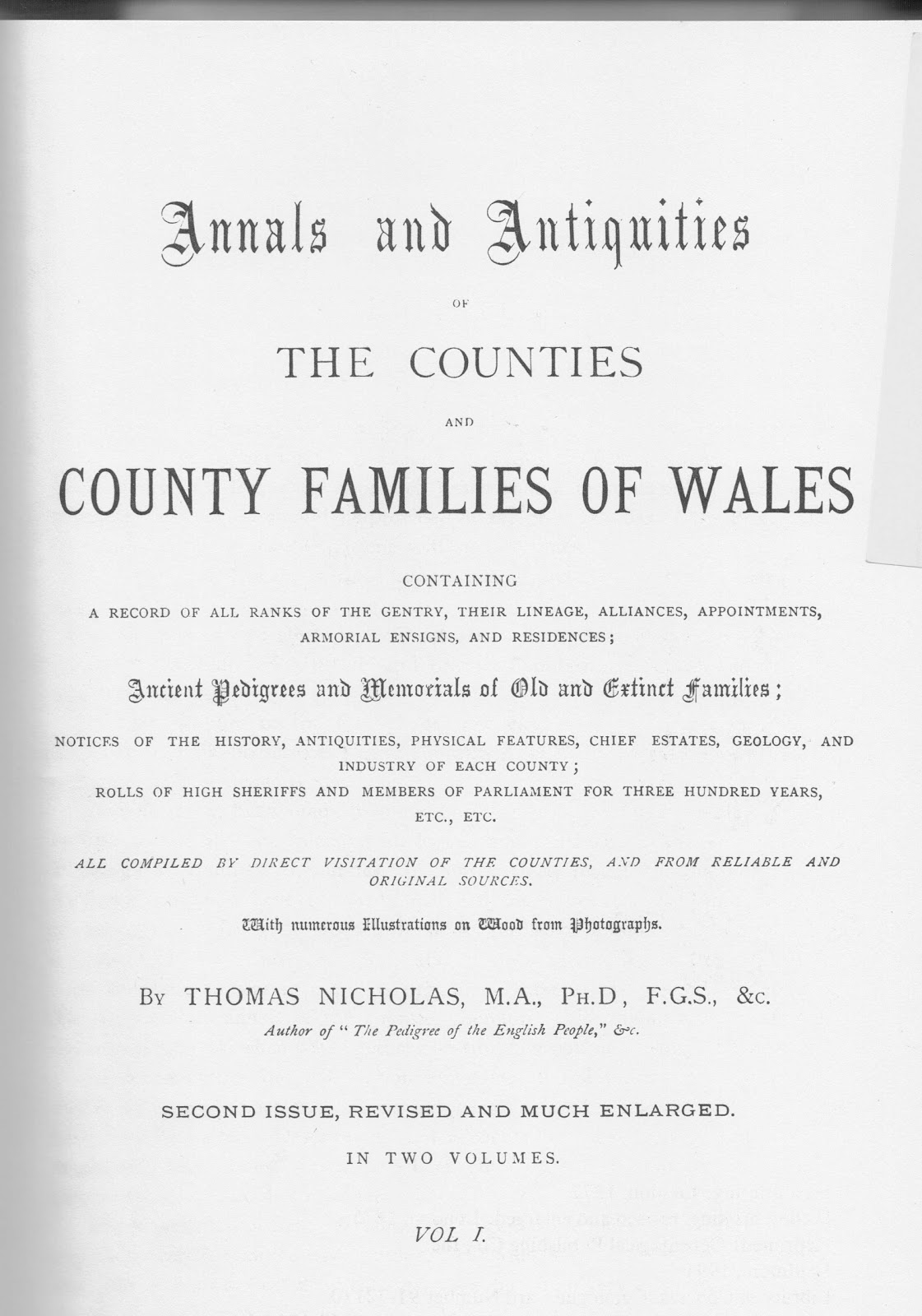 Welsh Genealogy: My Welsh Family Tree (Part II) The Sources