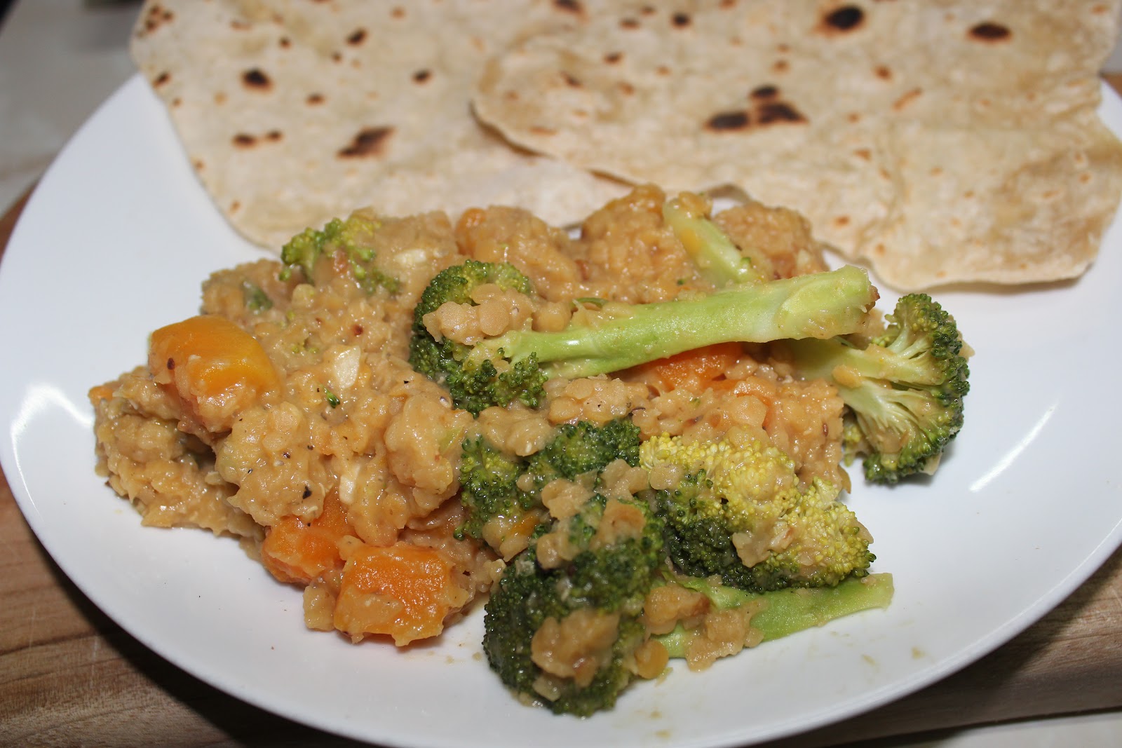Clear food and living: Lentil stew & Chapati recipe